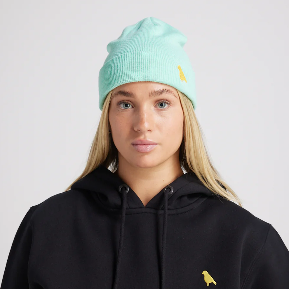 Yuki Threads Bird Beanie – Mint – Ballistyx